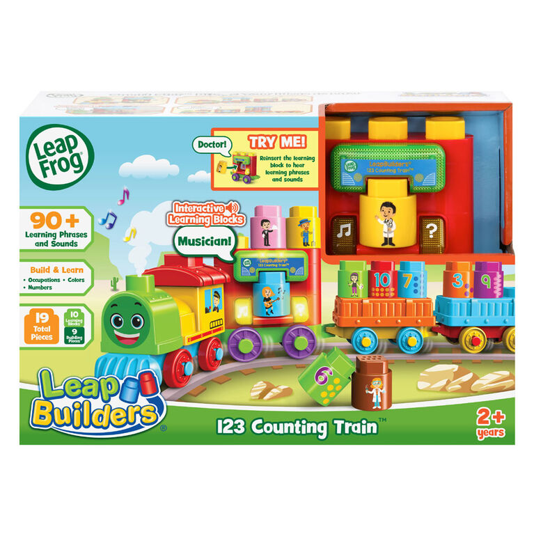 LeapFrog LeapBuilders Mon p'tit train interactif - Édition anglaise ...