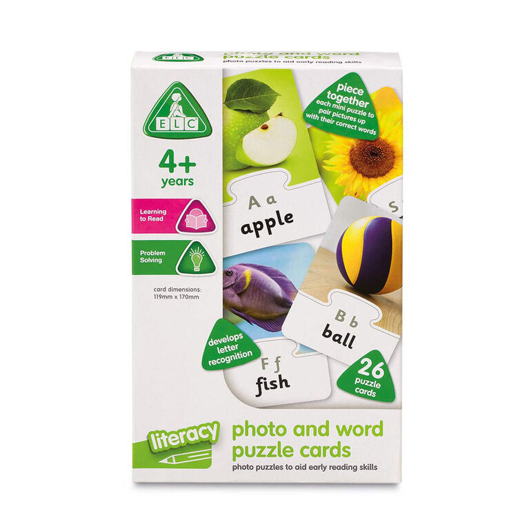 Early Learning Centre Photo and Word Puzzle Cards - English Edition - R ...