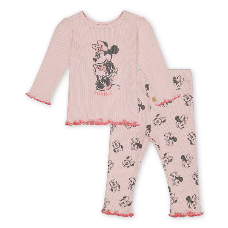 Minnie Pant Set Pink 3/6M | Babies R Us Canada