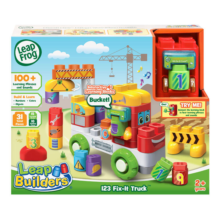 LeapFrog LeapBuilders 123 Fix-It Truck - English Edition | Toys R Us Canada