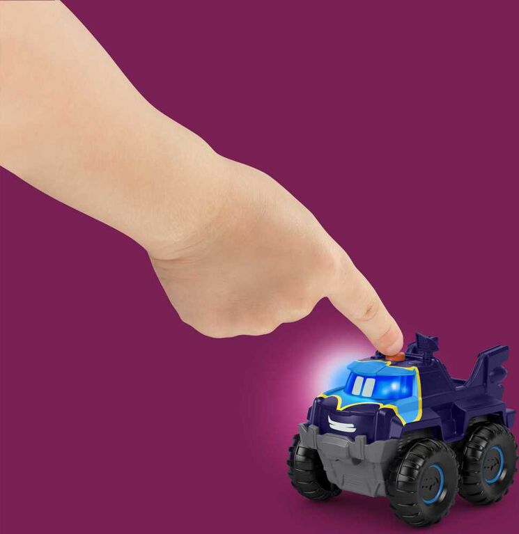 Fisher-Price DC Batwheels Light-Up 1:55 Scale Toy Cars, Bam the ...