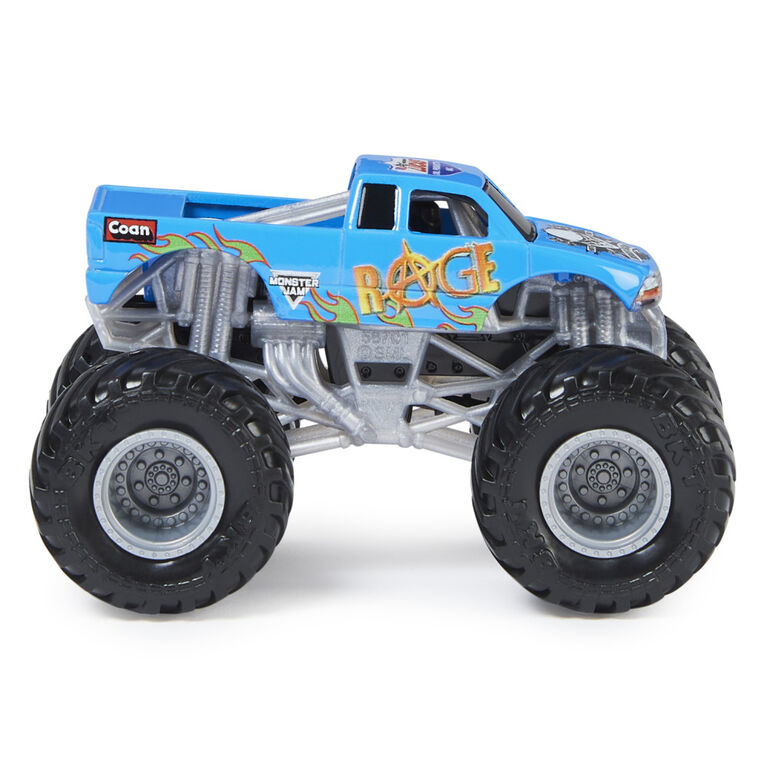 Monster Jam, Official Rage Truck, Die-Cast Vehicle, 1:64 Scale | Toys R ...