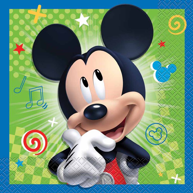 Mickey Luncheon Napkins, 16 pieces | Toys R Us Canada