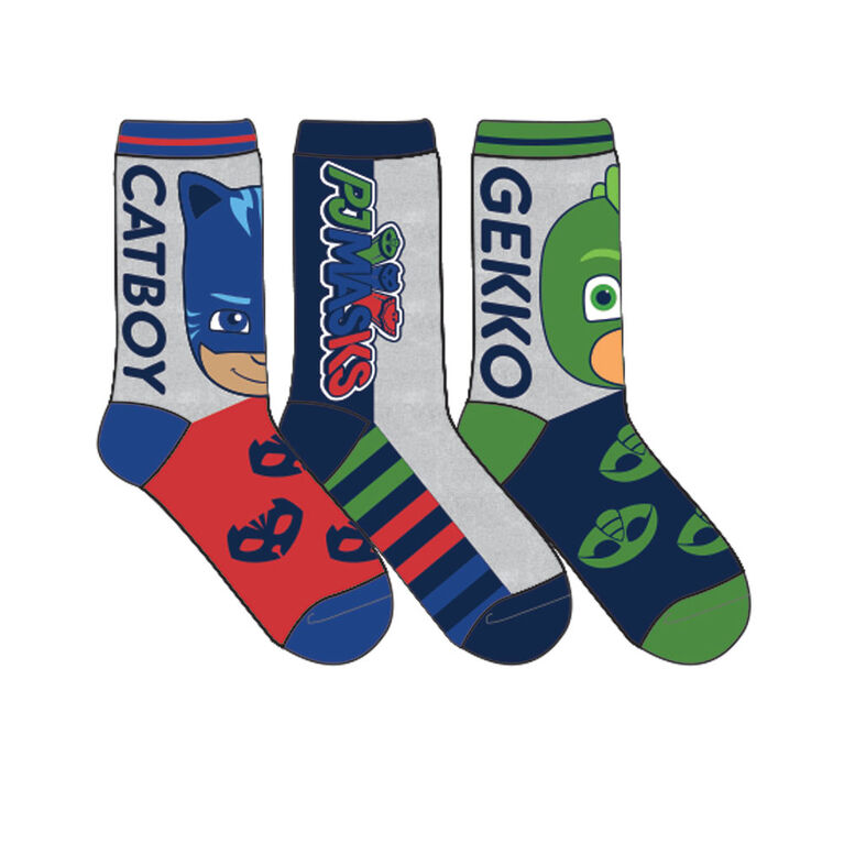 Eone - Boys 3 Pack Crew Sock - Pj Masks, Assorted, 2-6 Year | Babies R ...