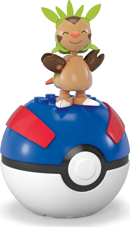 MEGA Pokémon Chespin Building Toy Kit, Poseable Action Figure (23 Pieces) | Toys R Us Canada