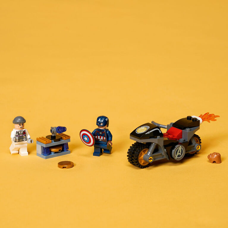 LEGO Super Heroes Captain America and Hydra Face-Off 76189 (49 pieces ...