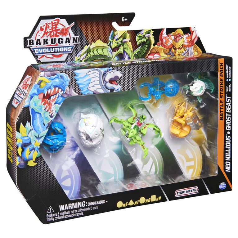 Bakugan Evolutions, Neo Nillious and Ghost Beast Battle Strike Pack ...