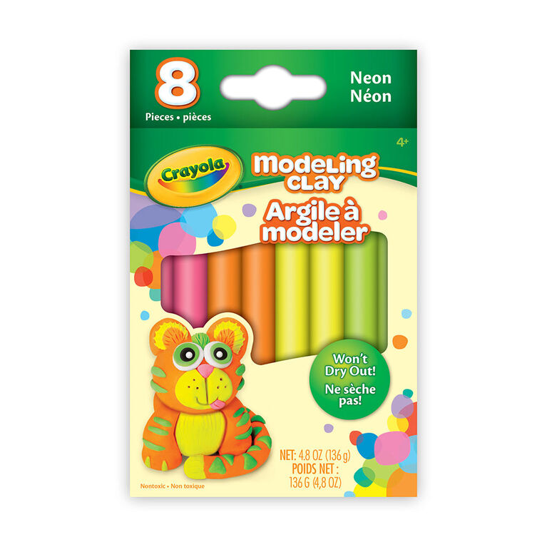 Modeling Clay, 8 count Neon | Toys R Us Canada