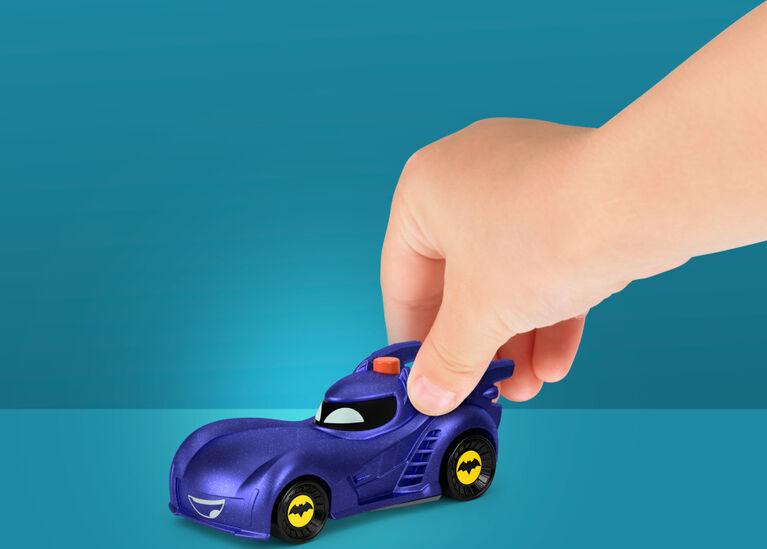 Fisher-Price DC Batwheels Light-Up 1:55 Scale Toy Cars, Bam the ...