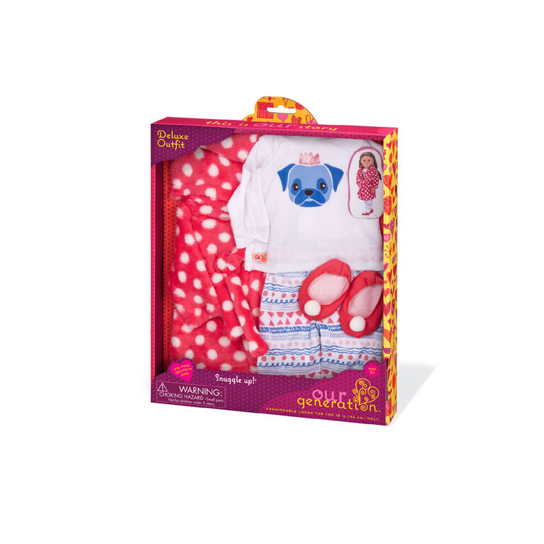 Our Generation, Snuggle Up!, Pajama Outfit for 18-inch Dolls | Toys R ...