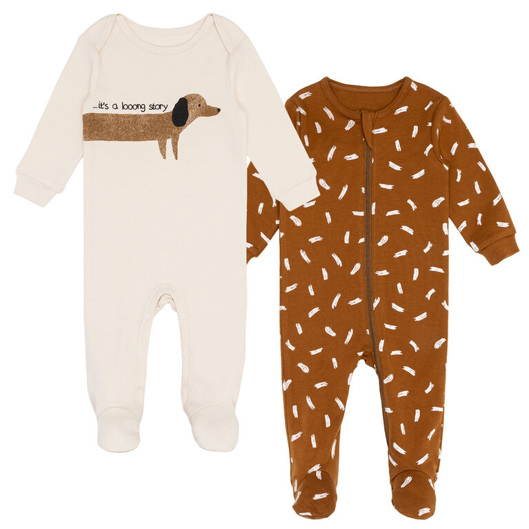 Pl Baby-Bebe Pqt2 Dormeuse Tricot Beige 3M | Babies R Us Canada