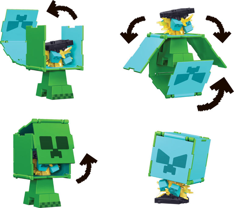 Minecraft Flippin' Figures Creeper and Charged Creeper | Toys R Us Canada