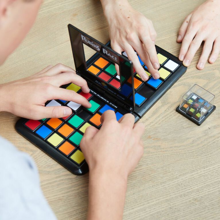 Rubik's Race Classic Fast-Paced Strategy Sequence Board Game, Ultimate ...