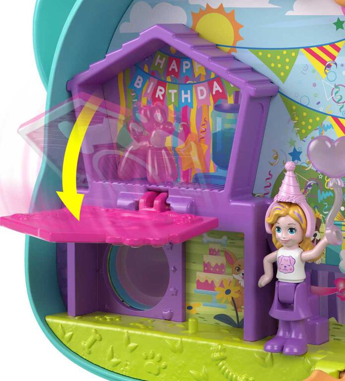 Polly Pocket Doggy Birthday Bash Compact | Toys R Us Canada