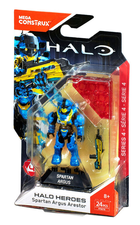 Mega Construx Halo Heroes Series 4 - Spartan Argus Arestor Figure ...