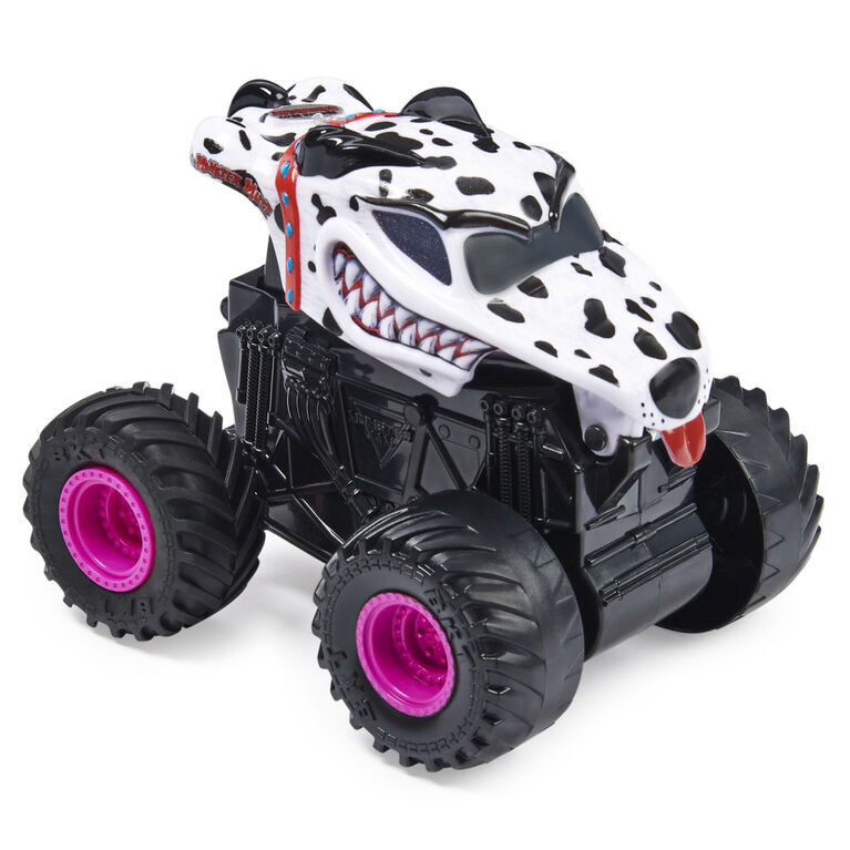 Monster Jam, Official Monster Mutt Dalmatian Click and Flip Monster ...