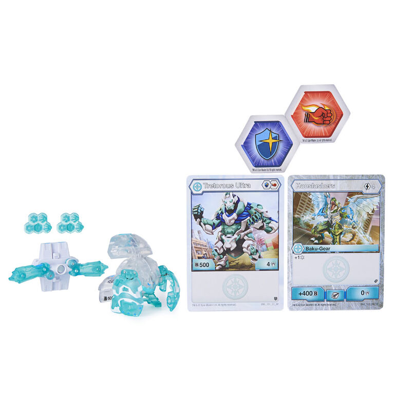 Bakugan Ultra, Tretorous with Transforming Baku-Gear, Armored Alliance 3-inch Tall Collectible ...