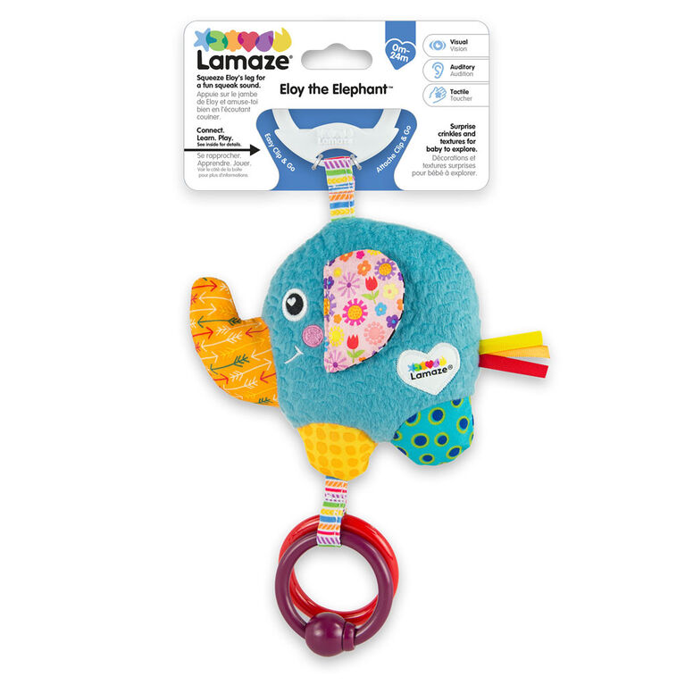 Lamaze Eloy the Elephant Mini Clip & Go | Babies R Us Canada