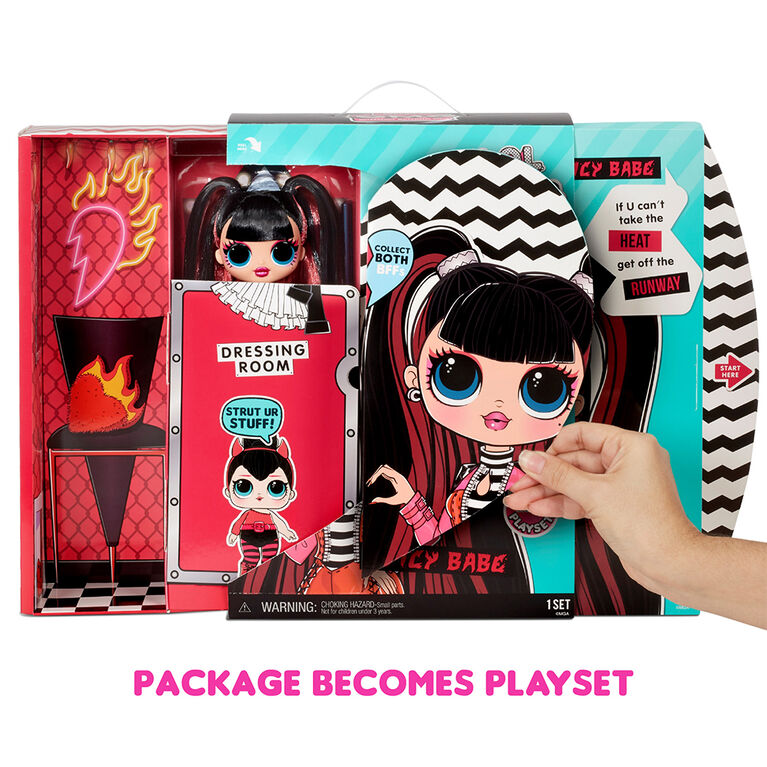 LOL Surprise OMG Spicy Babe Fashion Doll - Dress Up Doll Set with 20 ...