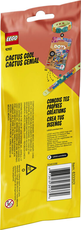 LEGO DOTS Cool Cactus Bracelet 41922 (33 pieces) | Toys R Us Canada