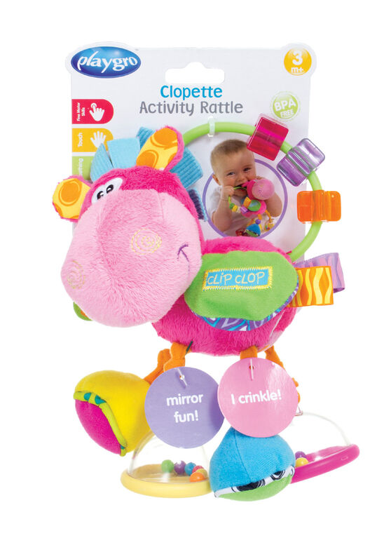 Playgro - Toy Box Clopette Activity Rattle - Pink | Babies R Us Canada