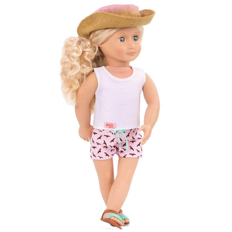 Our Generation Coral 18 Inch Posable Surfer Doll Toys R Us Canada