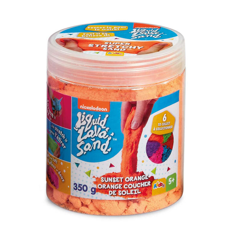 Nickelodeon Liquid Lava Sand 12oz. Super Stretchy Sand Tub - R ...