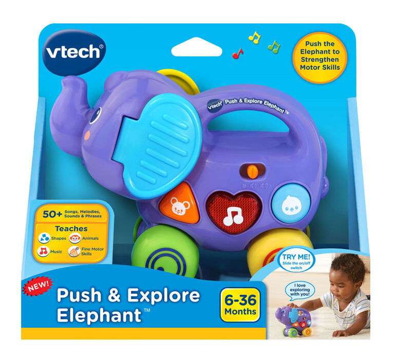 VTech Mon éléphant Pousse Pousse - Édition anglaise | Babies R Us Canada
