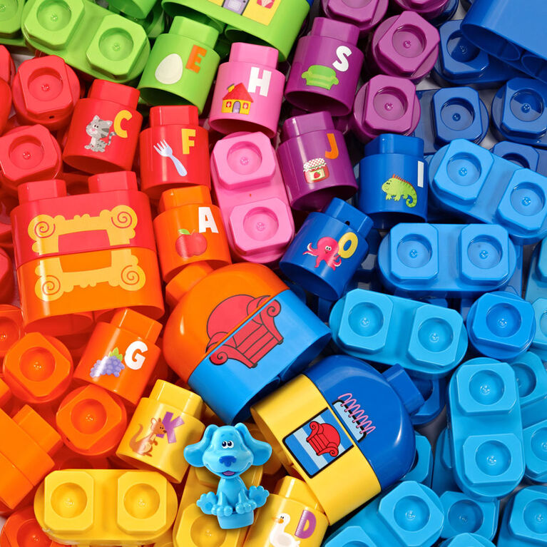 LeapFrog LeapBuilders Blue's Clues & You! 81-Piece Jumbo Blocks Box ...