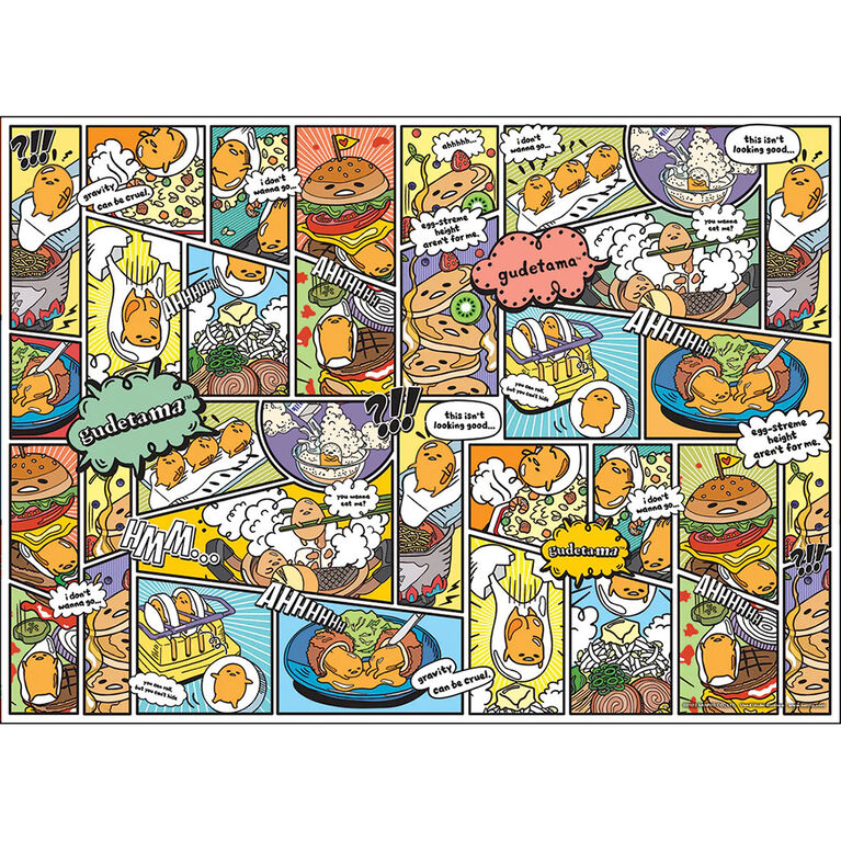 USAopoly Gudetama "Amazing Egg-Ventures" 1000 Piece Puzzle - English ...