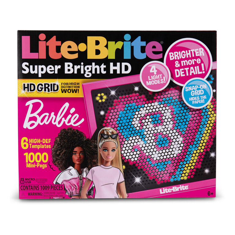 Lite Brite Super Bright HD Barbie | Toys R Us Canada