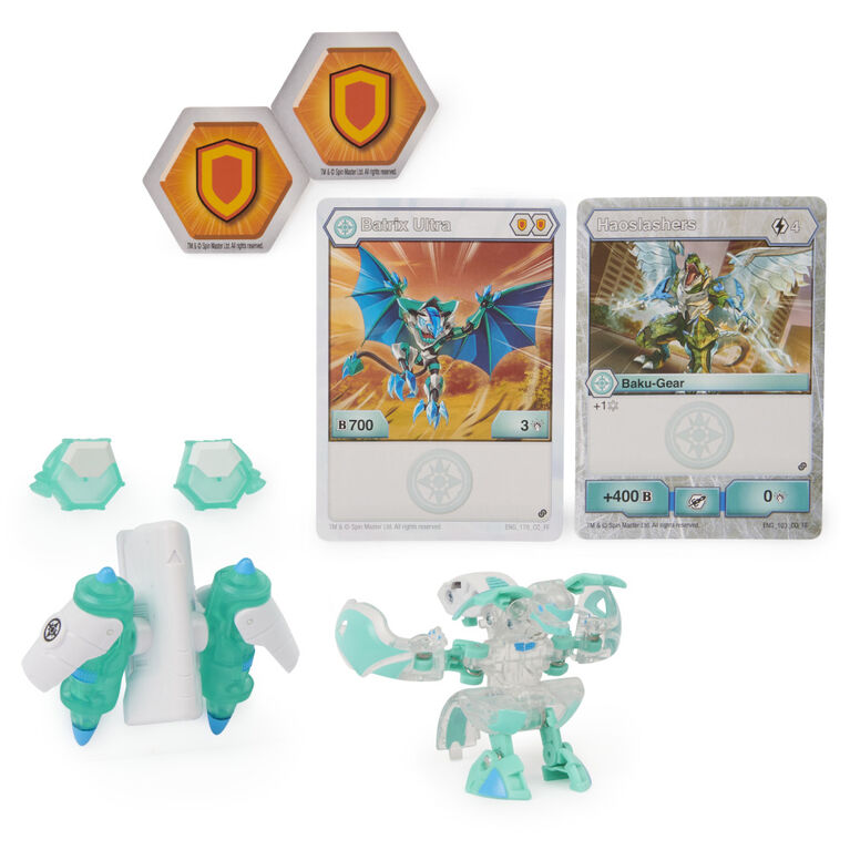 Bakugan Ultra, Batrix with Transforming Baku-Gear, Armored Alliance 3-inch Tall Collectible ...