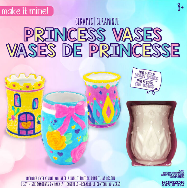 Make It Mine Ceramic Princess Vases | Toys R Us Canada