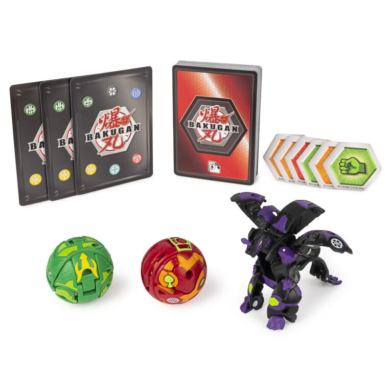 Bakugan Pro, Armored Elite Starter Set with Dragonoid Ultra, 2 Bakugan and Collectible Trading ...