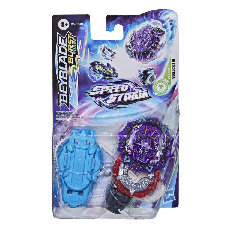 Beyblade Burst Surge Speedstorm Vex Lucius L6 Spinning Top Starter Pack ...