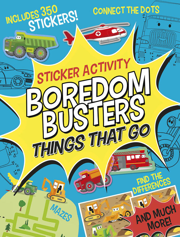 Boredom Busters: Things That Go Sticker Activity - English Edition | Toys R Us Canada