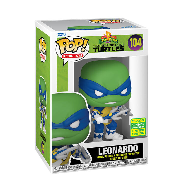 POP! Leonardo as Mighty Morphin Power Ranger - Teenage Mutant Ninja ...