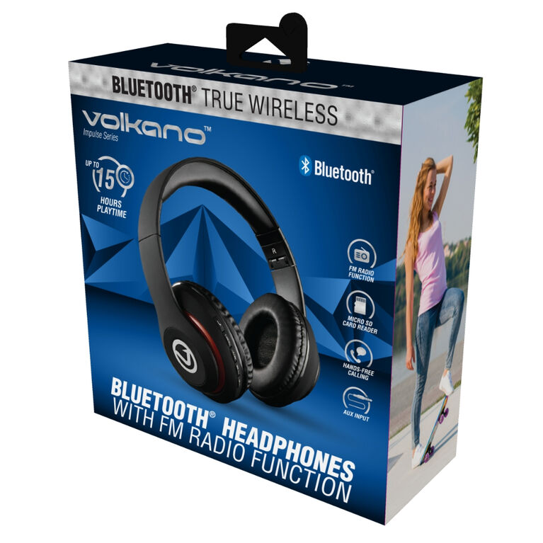 Volkano Impulse Series Headphones Blk - Édition anglaise | Toys R Us Canada