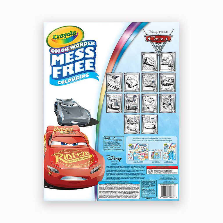 Crayola - Trousse Color Wonder Métalliques, Cars 3. | Toys R Us Canada