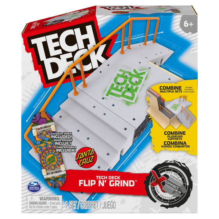 Tech Deck, Flip N' Grind X-Connect Park Creator, Customizable and ...
