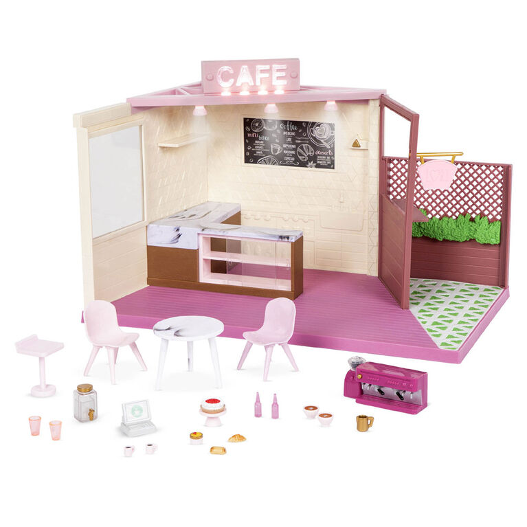 Lori, Local Café and Terrace - Pink, Coffee Shop Playset | Toys R Us Canada