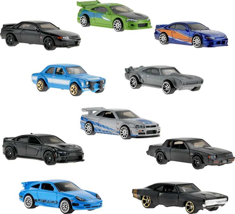 Hot Wheels Fast and Furious Themed 10-Pack | Toys R Us Canada