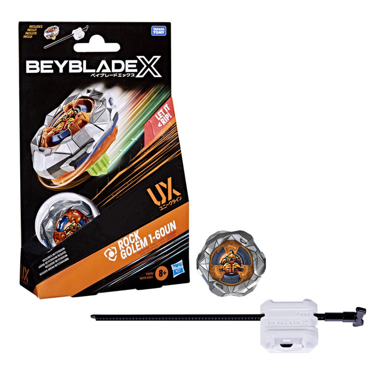 Beyblade X Rock Golem 1-60UN UX Starter Pack Top and Launcher | Toys R ...