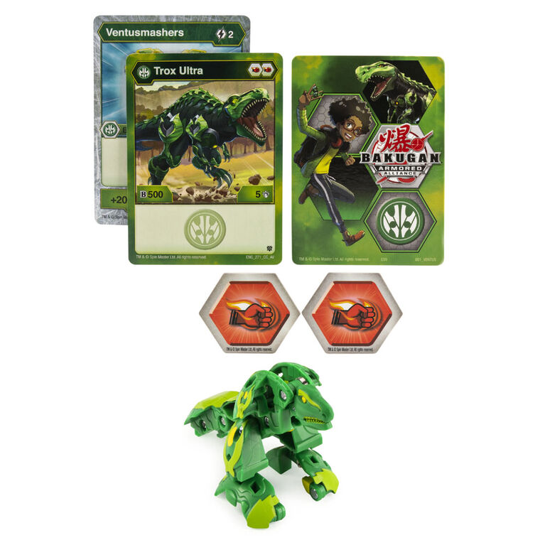 Bakugan Ultra, Trox, 3-inch Tall Armored Alliance Collectible Action ...