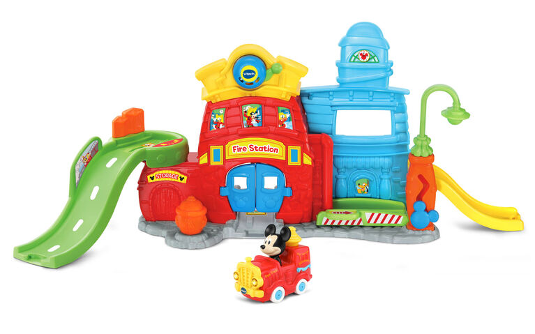 Vtech Go! Go! Smart Wheels - Disney Mickey Silly Slides Fire Station ...