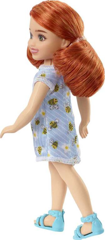 Barbie - Chelsea Doll (Red Hair) in Bumblebee Dress, Toy for 3 Year ...