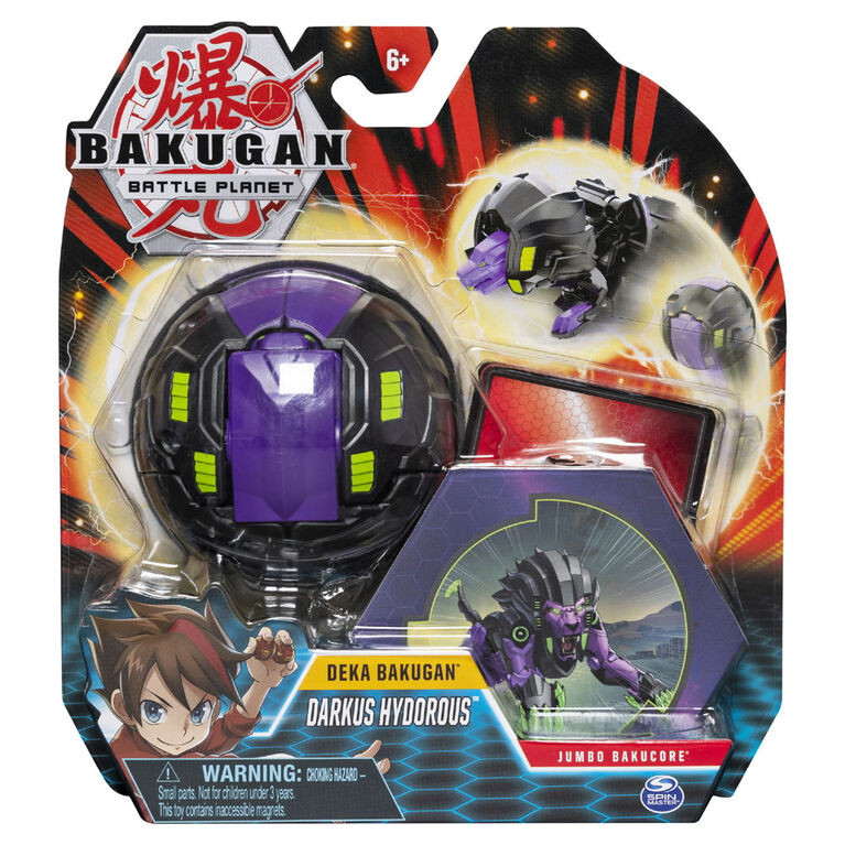 Bakugan Deka, Darkus Hydorous, Jumbo Collectible Transforming Figure ...