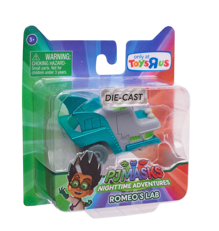 PJ Masks Nighttime Adventures Die Cast Cars - Romeo's Lab | Toys R Us ...