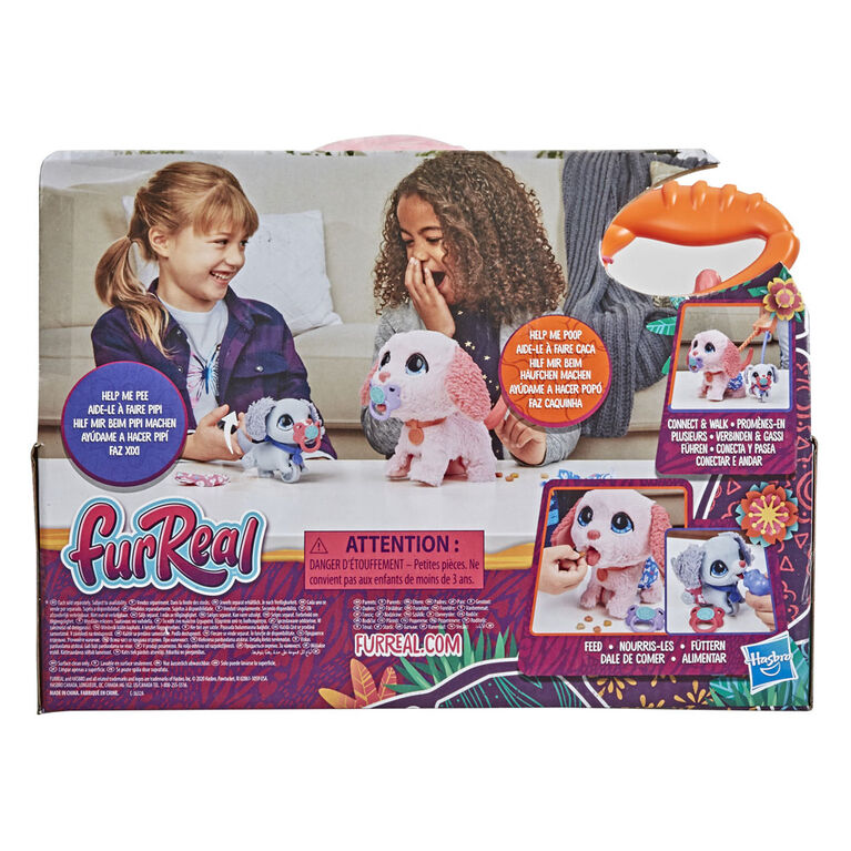 furReal Potty Training Pups Interactive Pet Toy, Connectible Leash ...