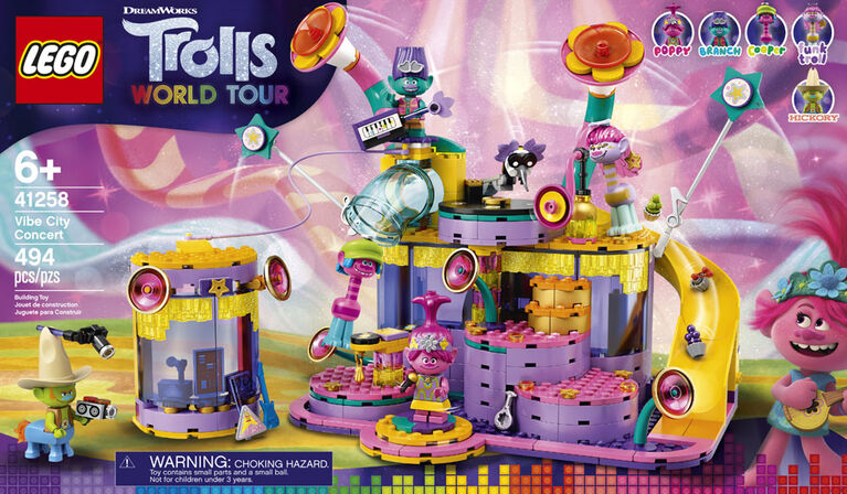 LEGO Trolls Vibe City Concert 41258 - R Exclusive | Toys R Us Canada